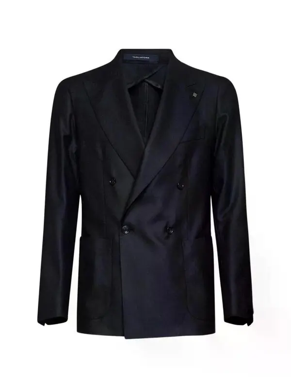 Tagliatore Montecarlo Double-breasted Peak-lapel Blazer