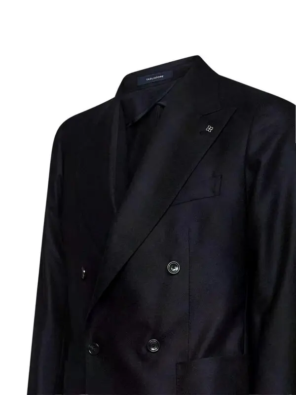 Tagliatore Montecarlo Double-breasted Peak-lapel Blazer