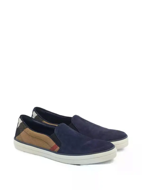 Burberry Gauden House Check Slip-on Sneakers