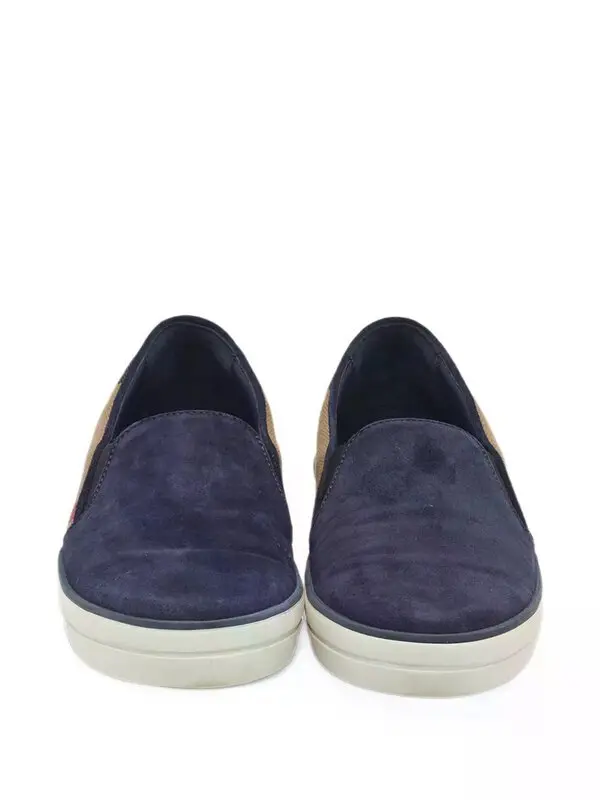 Burberry Gauden House Check Slip-on Sneakers