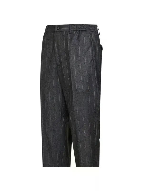 Tagliatore Pinstripe-pattern Tapered Trousers
