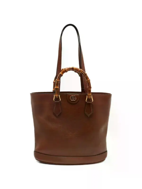 Gucci Diana Bamboo Tote Bag - Brown
