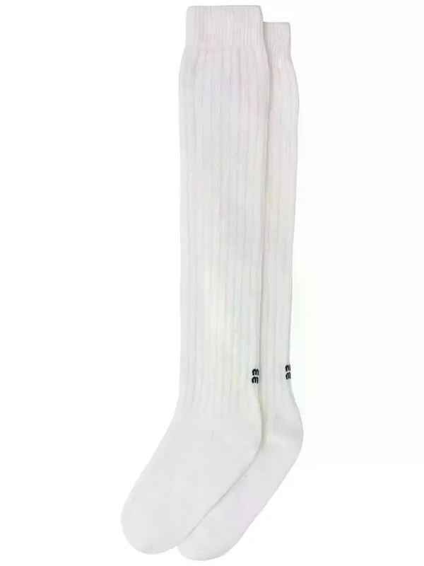 Miu Miu Knee-high Wool Socks