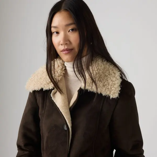 LEVI'S Faux Shearling Penny Lane Coat