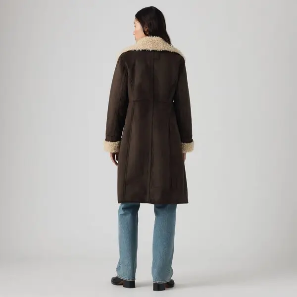 LEVI'S Faux Shearling Penny Lane Coat