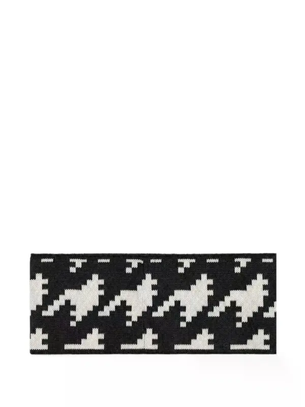 Perfect Moment Houndstooth-pattern Headband
