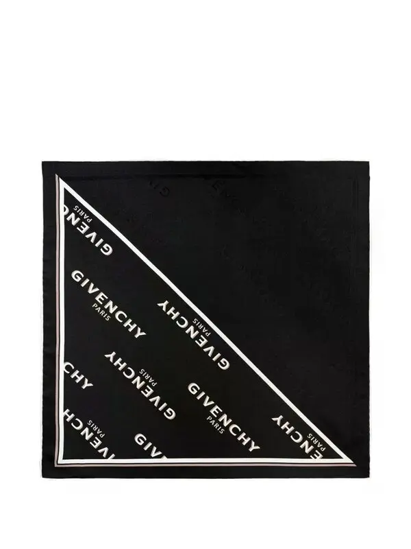 Givenchy Logo-print Silk Scarf