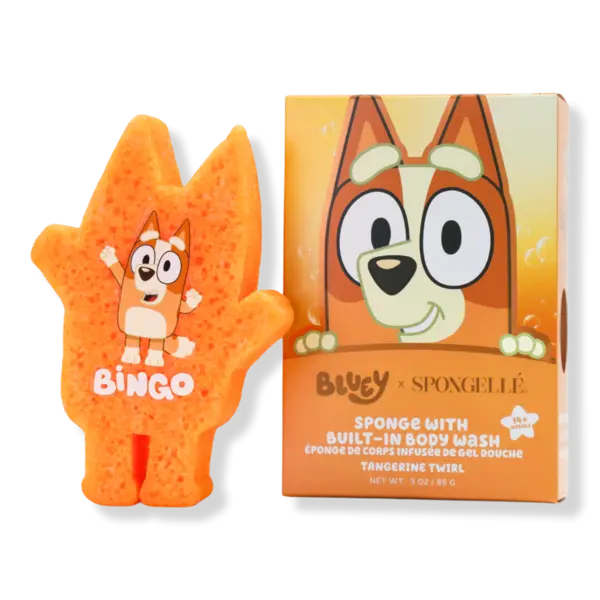 SPONGELLE Bluey Body Wash Infused Buffer - Orange