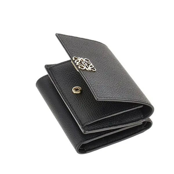 Loewe Anagram' Leather Tri-fold Wallet