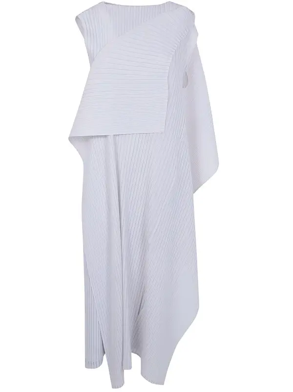 Issey Miyake Long Dress "pleated On Pleats