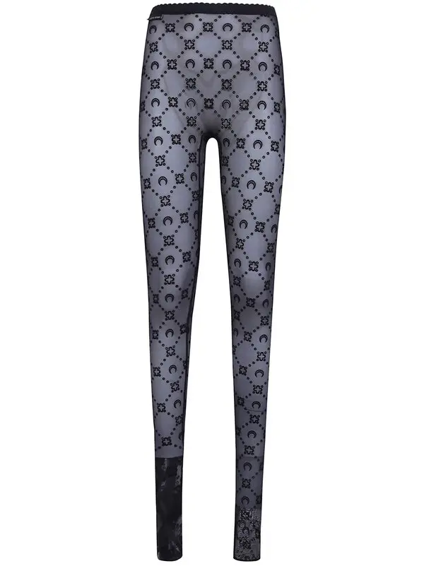 MARINE SERRE Printed Leggings "moon