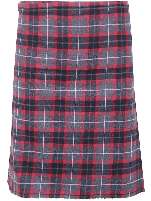VIVIENNE WESTWOOD Checked "kilt" Skirt - Gray