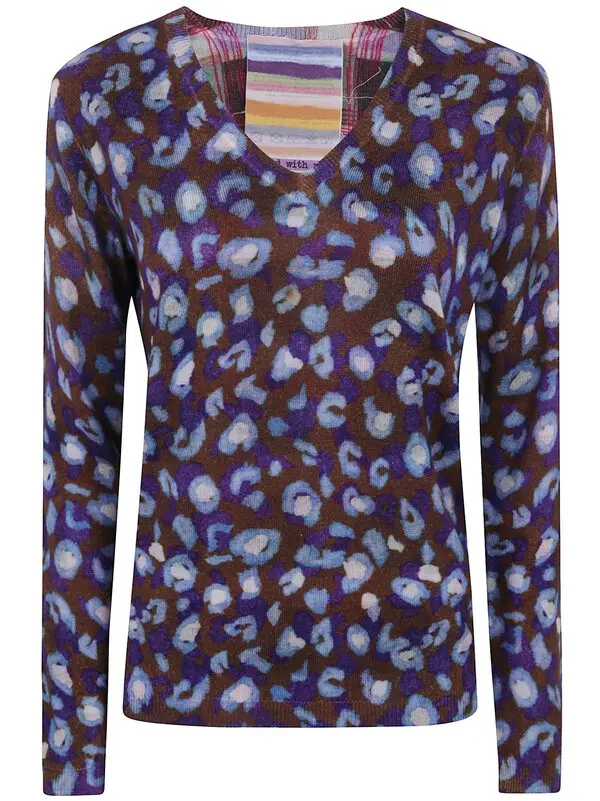 IN BED WITH YOU Sweater Reversible V Neck "reversible V Neck