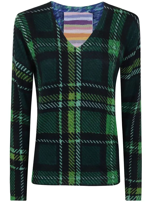 IN BED WITH YOU Reversible V-neck Sweater "reversible V Neck