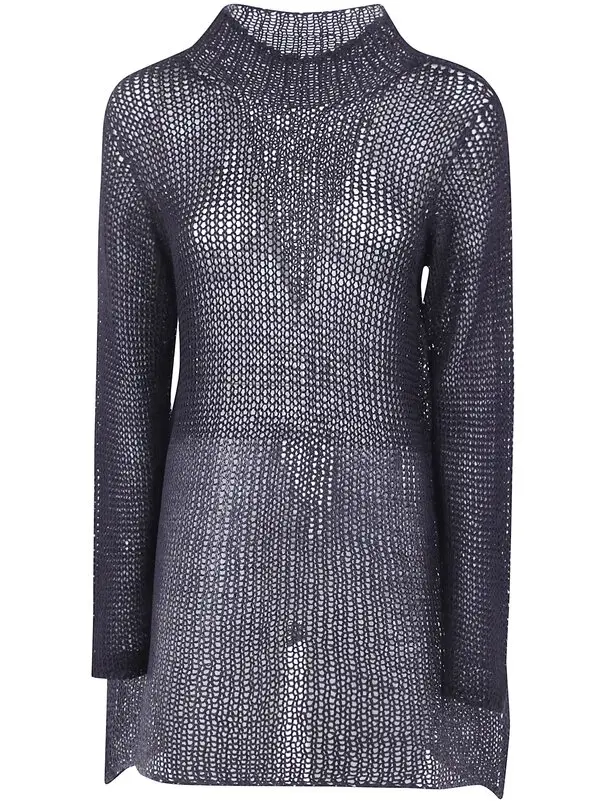 Issey Miyake Top Long-sleeve "panini Pulled