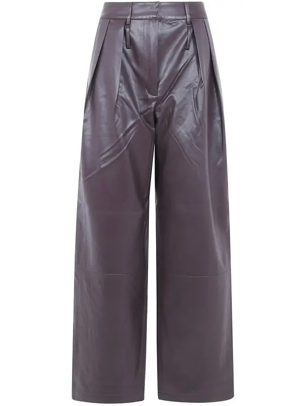 THE FRANKIE SHOP Trousers Faux Leather "jeva
