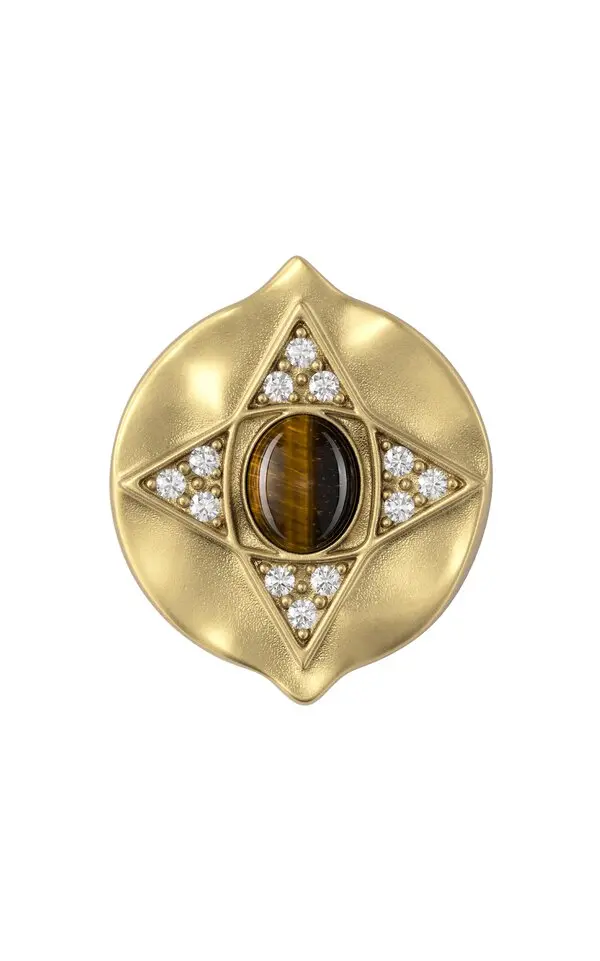 House Of Harlow 1960 14k Gold Plated Sterling Silver Hathor Stud Earrings