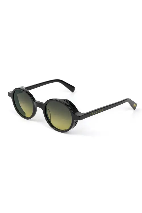 COSSINO Crawford 48mm Round Acetate Sunglasses - Green