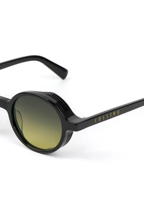 COSSINO Crawford 48mm Round Acetate Sunglasses - Green