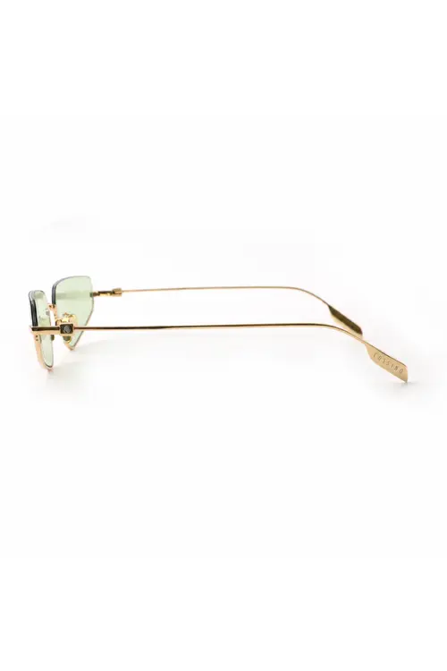 COSSINO Beatrice 57mm Cat Eye Metal Sunglasses - Lime