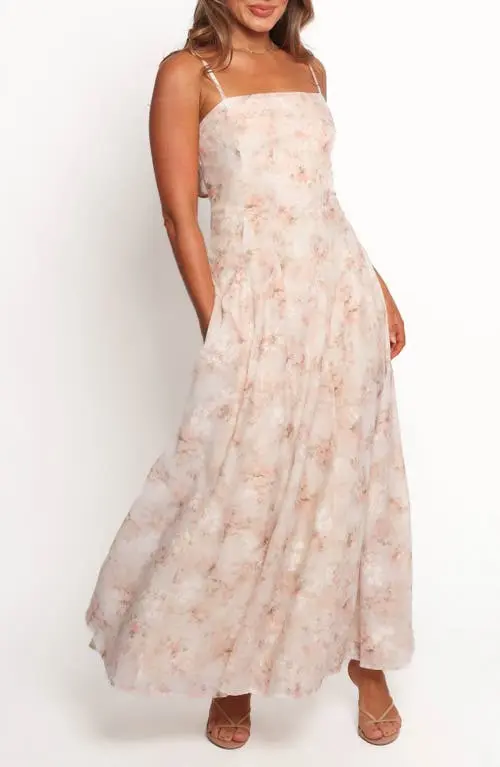 PETAL & PUP Petra Floral Print Sleeveless Maxi Dress