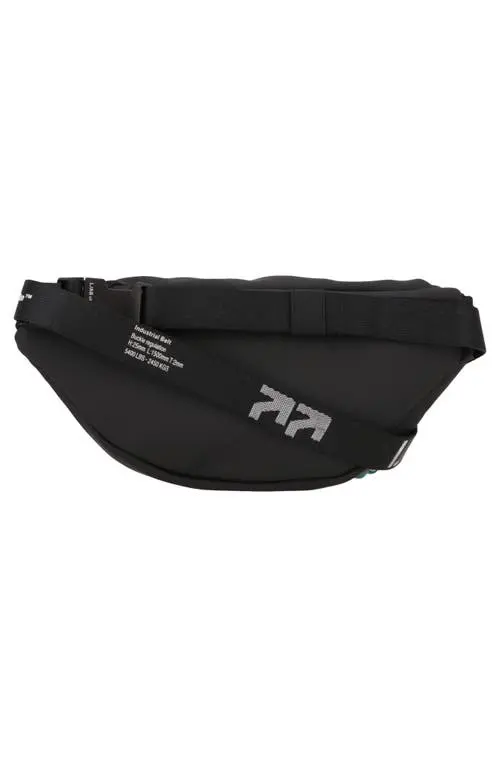Off-White Rubberized Faux Leather Crossbody Bumbag