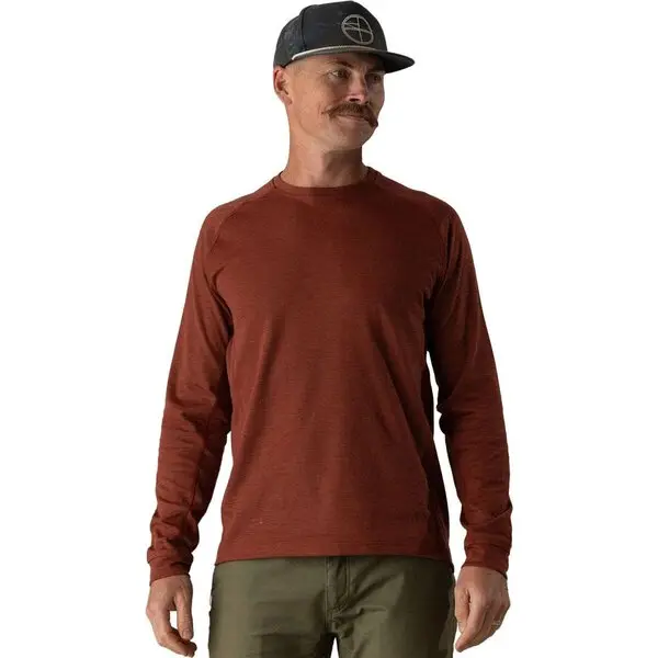 LIVSN Keystone Long-sleeve Shirt - Brick