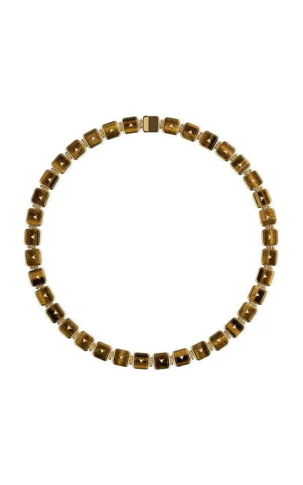 House Of Harlow 1960 14k Yellow Gold Nova Collar Necklace - Brown