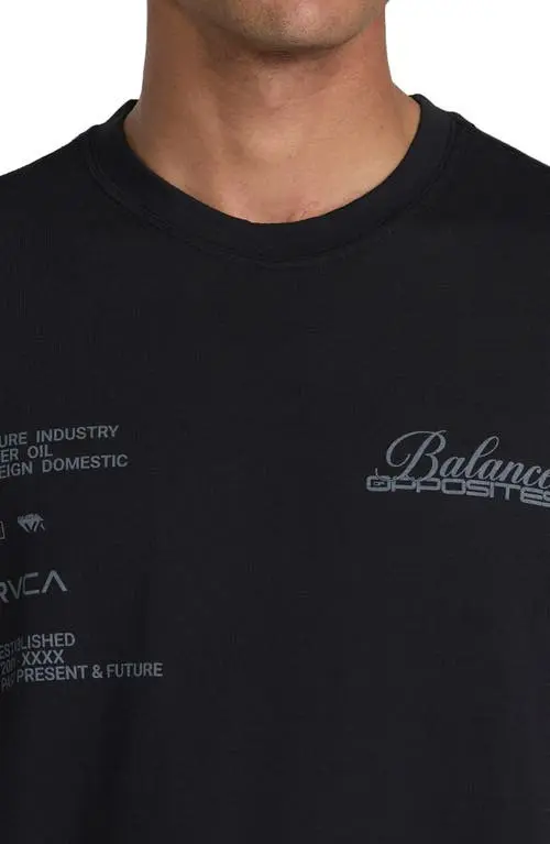 Rvca Top Down Performance Graphic Tee