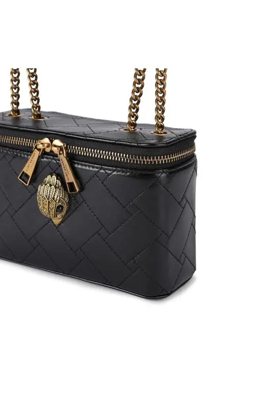 Kurt Geiger Mini Kensington Leather Vanity Crossbody Bag