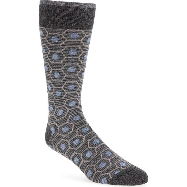 Bugatchi Mercerized Cotton Blend Dress Socks