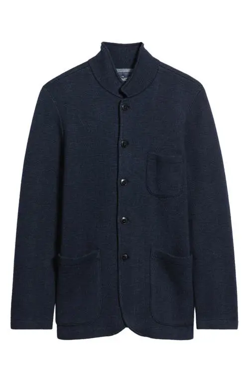 Grayers Nelson Jacquard Swacket - Navy