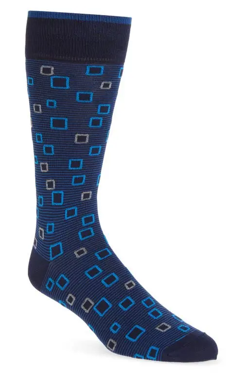 Bugatchi Mercerized Cotton Blend Dress Socks