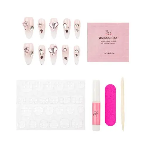 3H NAILS Princess Auralong Almond Press-on Nails