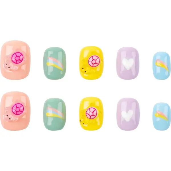 3H NAILS Shellyshort Square Press-on Nails