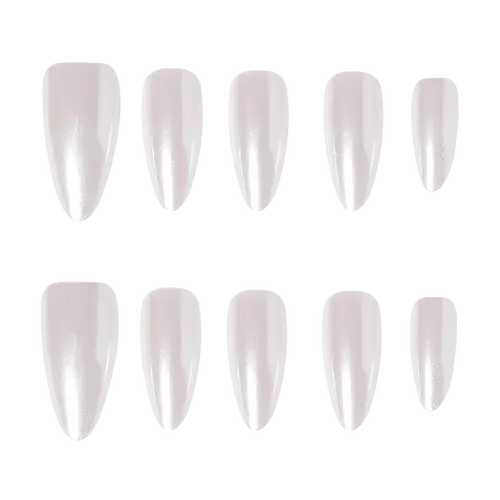 3H NAILS Pearlfectionshort Almond Press-on Nails