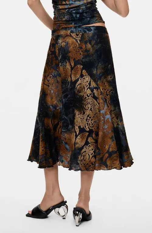Desigual Stretch Knit Midi Skirt