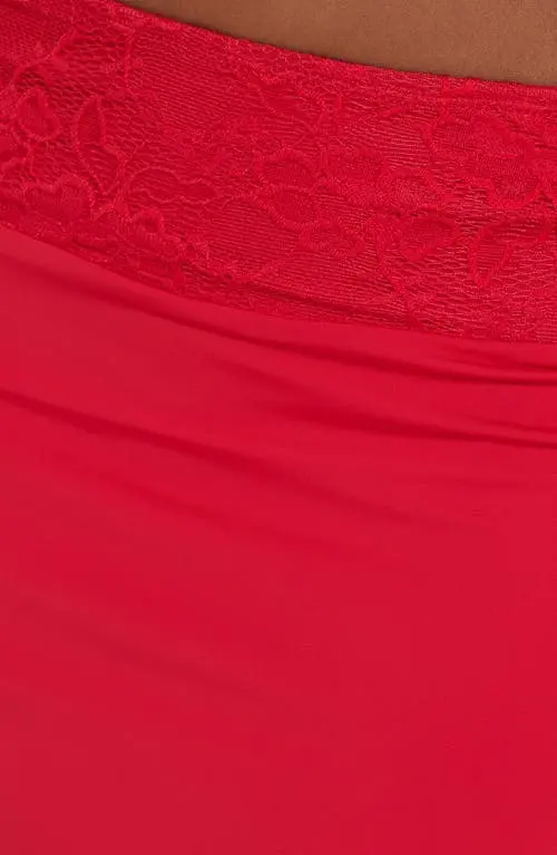 Princess Polly Zenaide Lace Detail Midi Skirt