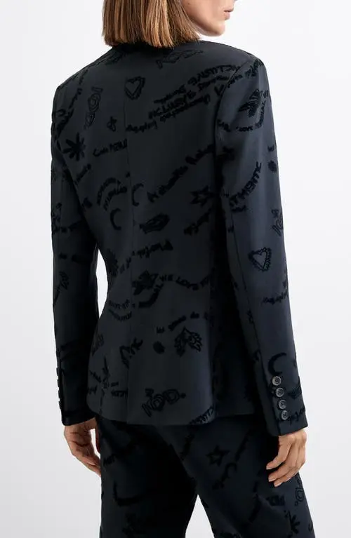 Desigual Fluid Knit Blazer
