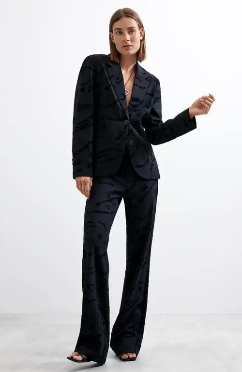 Desigual Fluid Knit Blazer