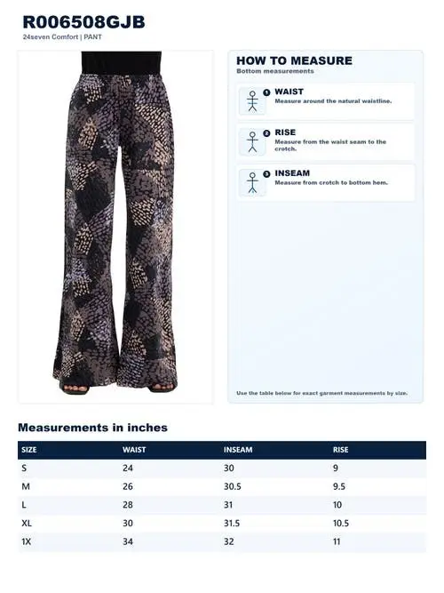 24SEVEN COMFORT APPAREL Essential Elastic Waistband Long Flared Pants