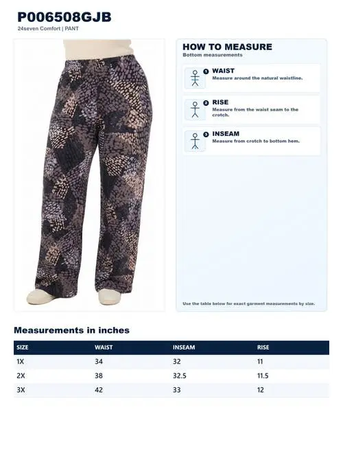 24SEVEN COMFORT APPAREL Essential Curvy Elastic Waistband Long Flared Pants