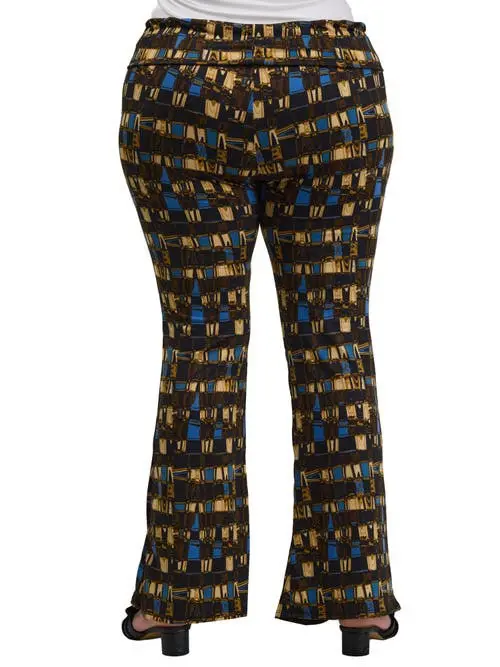 24SEVEN COMFORT APPAREL Elevate Curvy Elastic Waist Pant