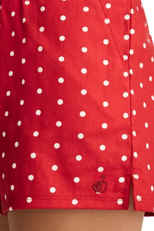 JOCKEY 100% Cotton Flannel Sleep Short - Joyful Dot