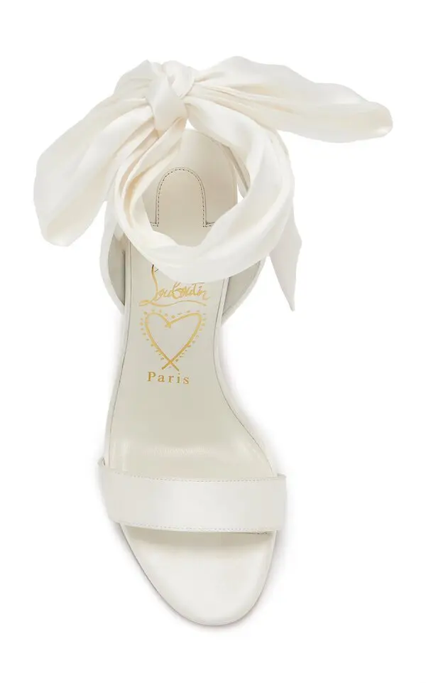 CHRISTIAN LOUBOUTIN Miss Z 100mm Satin Sandals