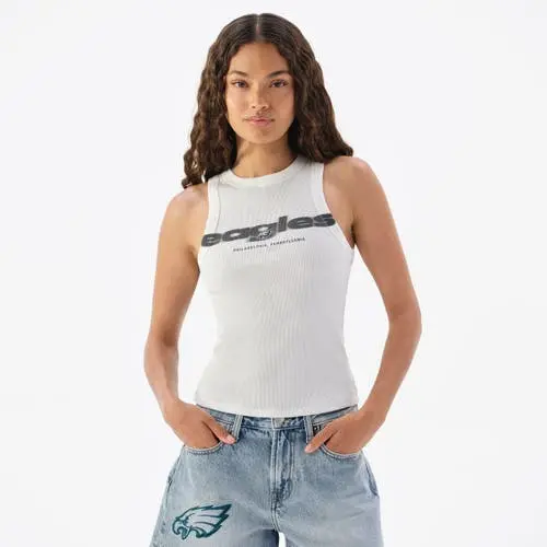 OFF SEASON Philadelphia Eagles Micro Rib Tank Top