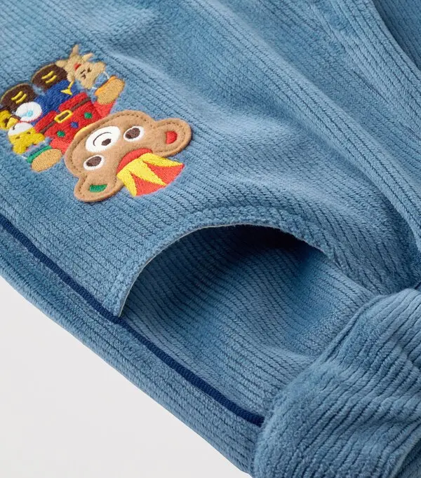 MIKI HOUSE Corduroy Pucci Logo Trousers
