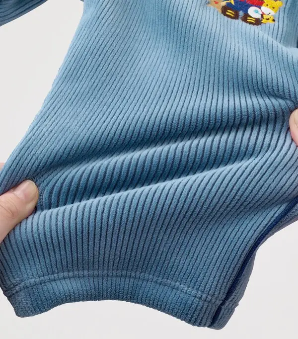 MIKI HOUSE Corduroy Pucci Logo Trousers
