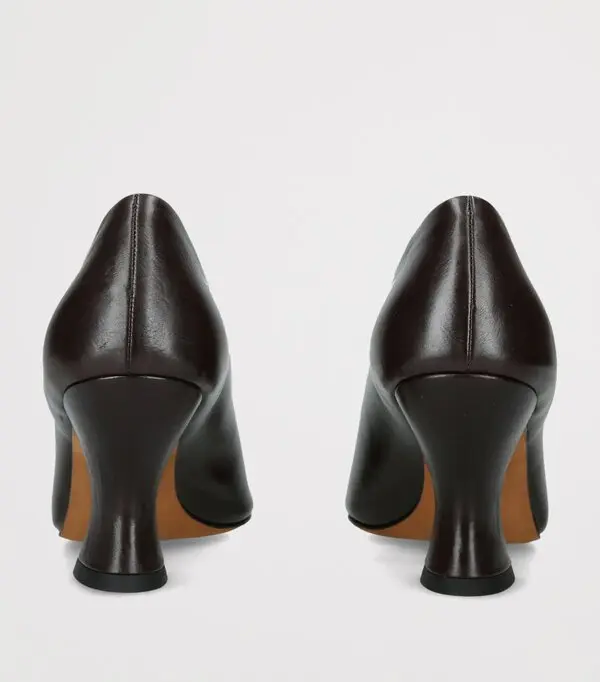 Khaite Leather Colleen Pumps 75