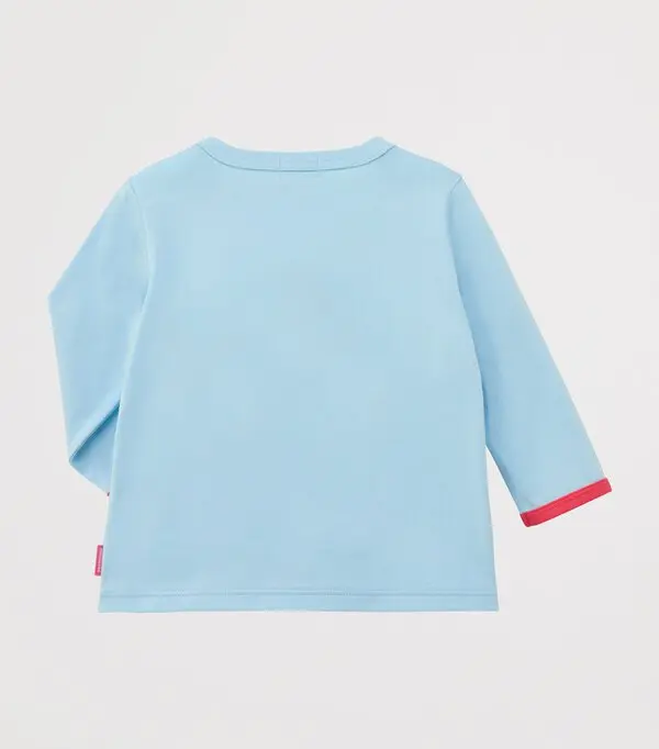 MIKI HOUSE Cotton Bunny Logo T-shirt